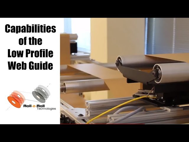 Low Profile Web Guides | Roll-2-Roll Technologies